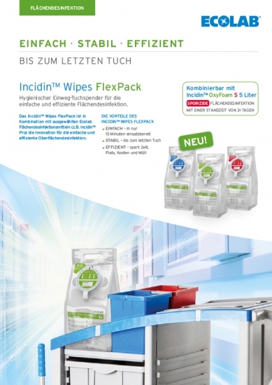 ECOLAB Healthcare - Download - Produktblätter - Flächendesinfektion
