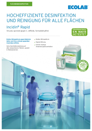 ECOLAB Healthcare - Download - Produktblätter - Flächendesinfektion