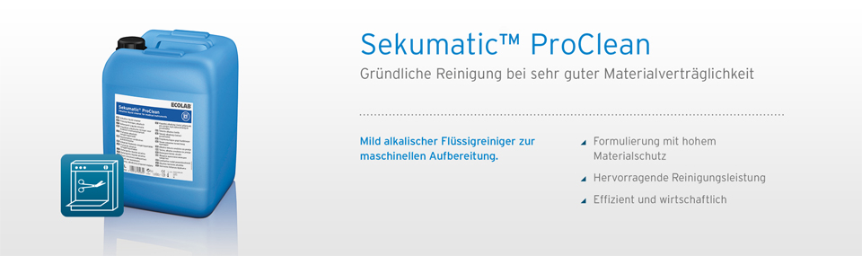 ECOLAB Healthcare – Instrumentenaufbereitung